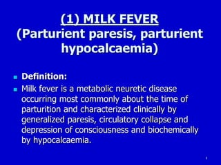 Milk fever | PDF