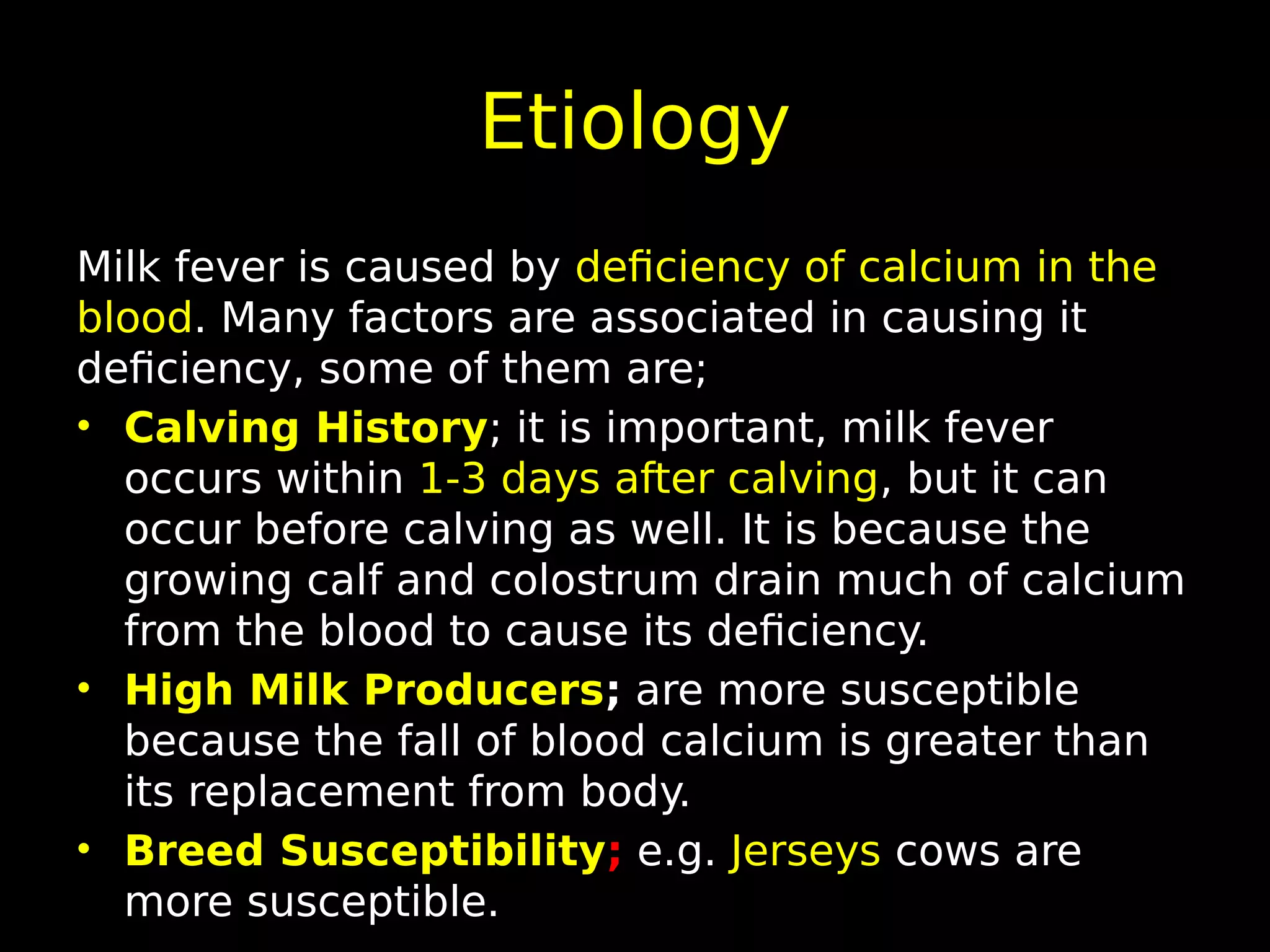 Milk fever | PDF