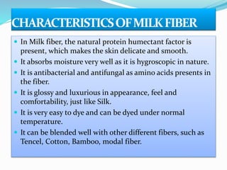 Milk fiber | PPTX