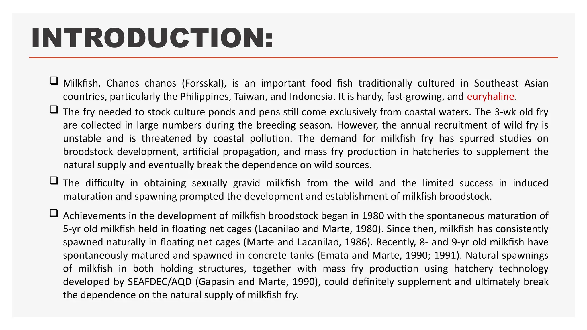 MILKFISH BROODSTOCK AND HATCHERY MANAGEMENT Lec. 4.pptx