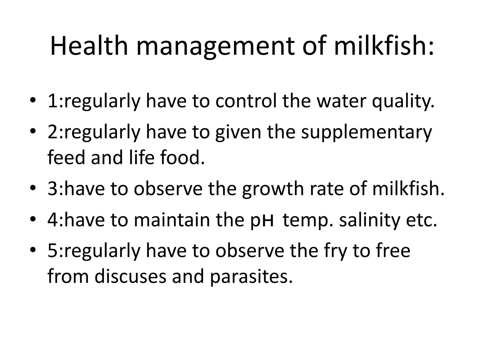Milkfish culture report | PPTX