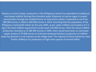 Milkfish grow out culture | PPTX