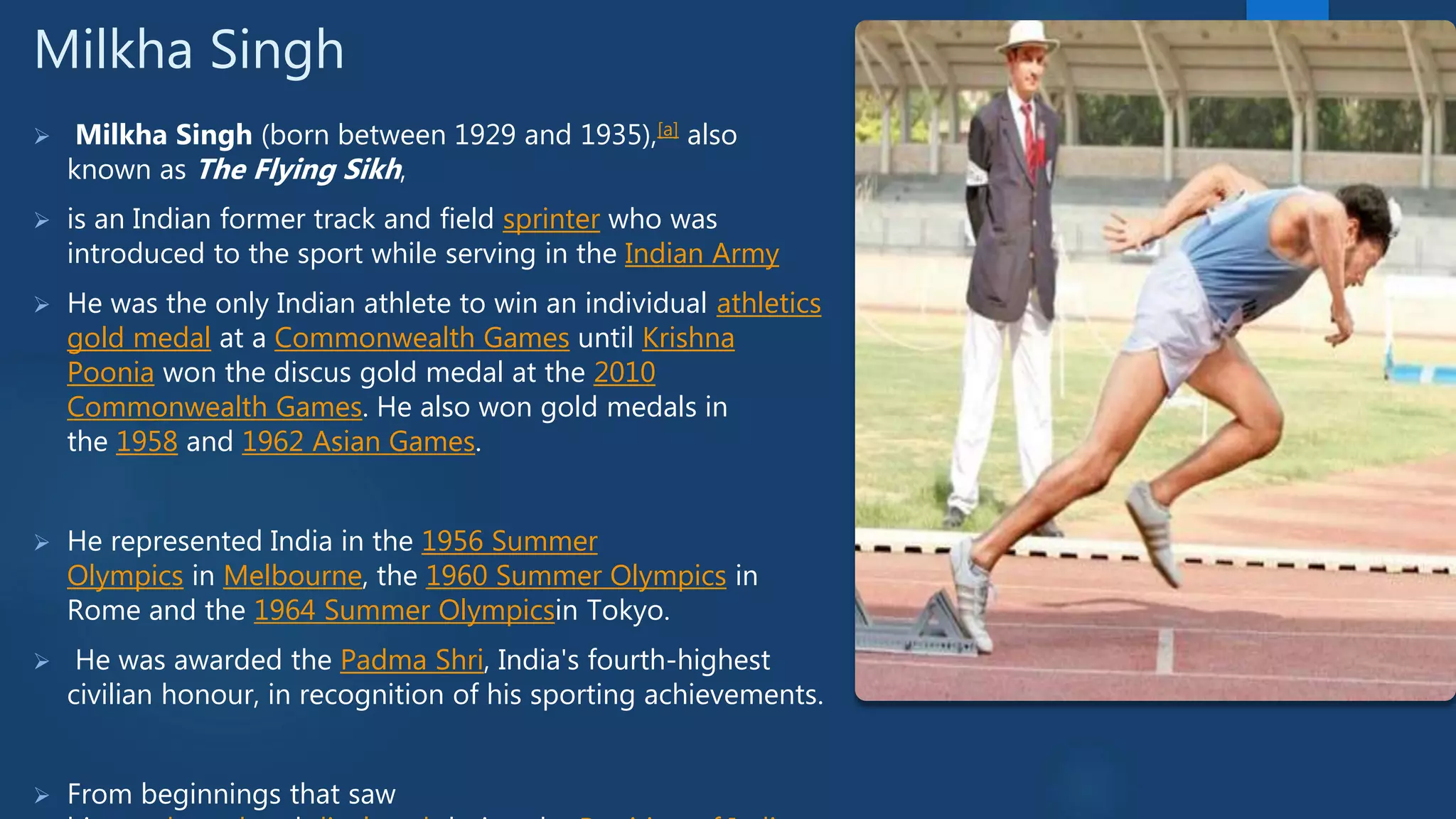 Milkha singh | PPTX