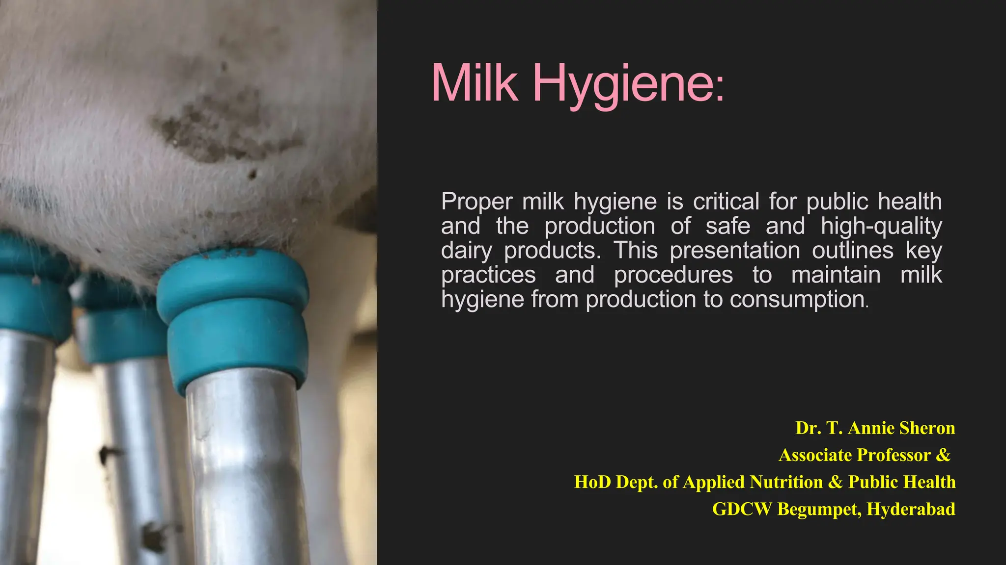 Milk Hygiene - Ensuring-Milk-Hygiene-Essential-Practices-for-Safe-Dairy ...