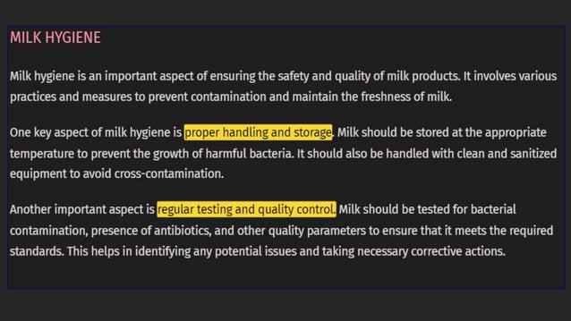 Milk Hygiene - Ensuring-Milk-Hygiene-Essential-Practices-for-Safe-Dairy ...