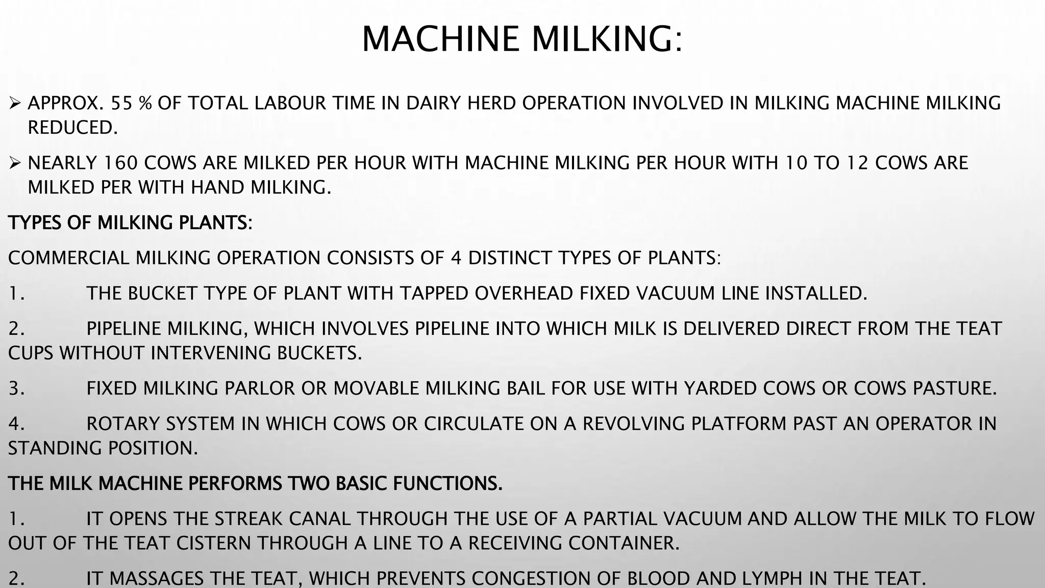 Different Milking Methods and their practices | PPTX