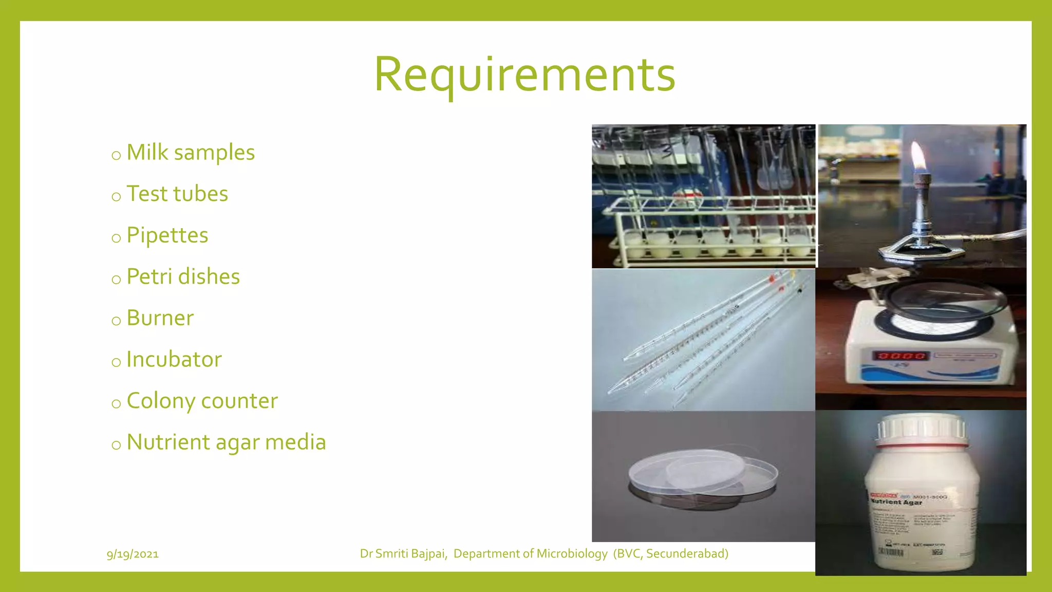 Microbial Examination of Milk .pptx