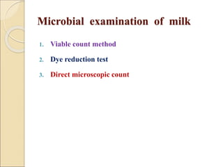 Milk microbiology | PPT