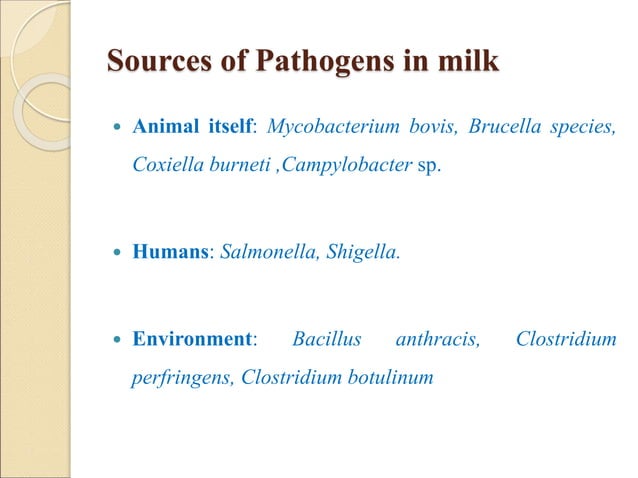 Milk microbiology | PPT | Chemistry | Science