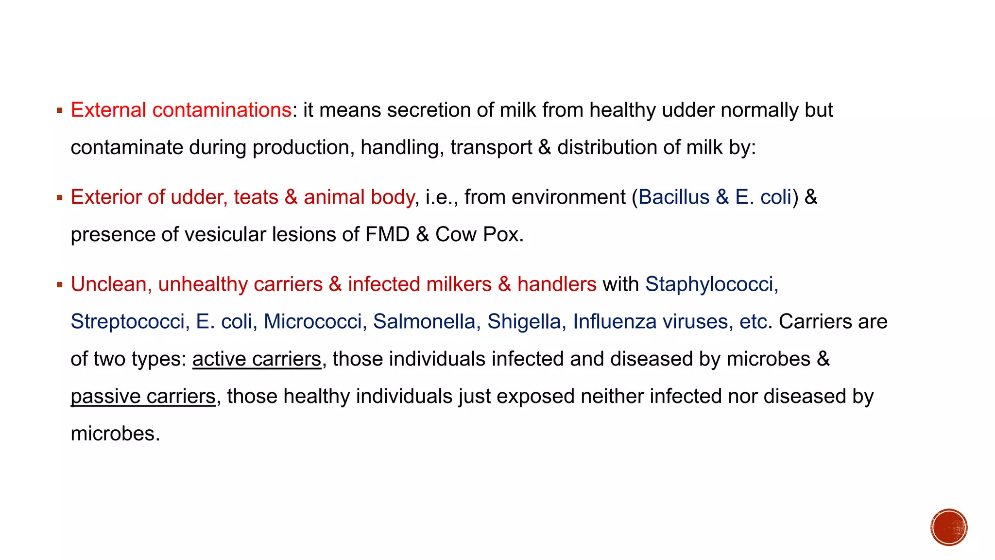 Milk microbiology (standards) | PPTX