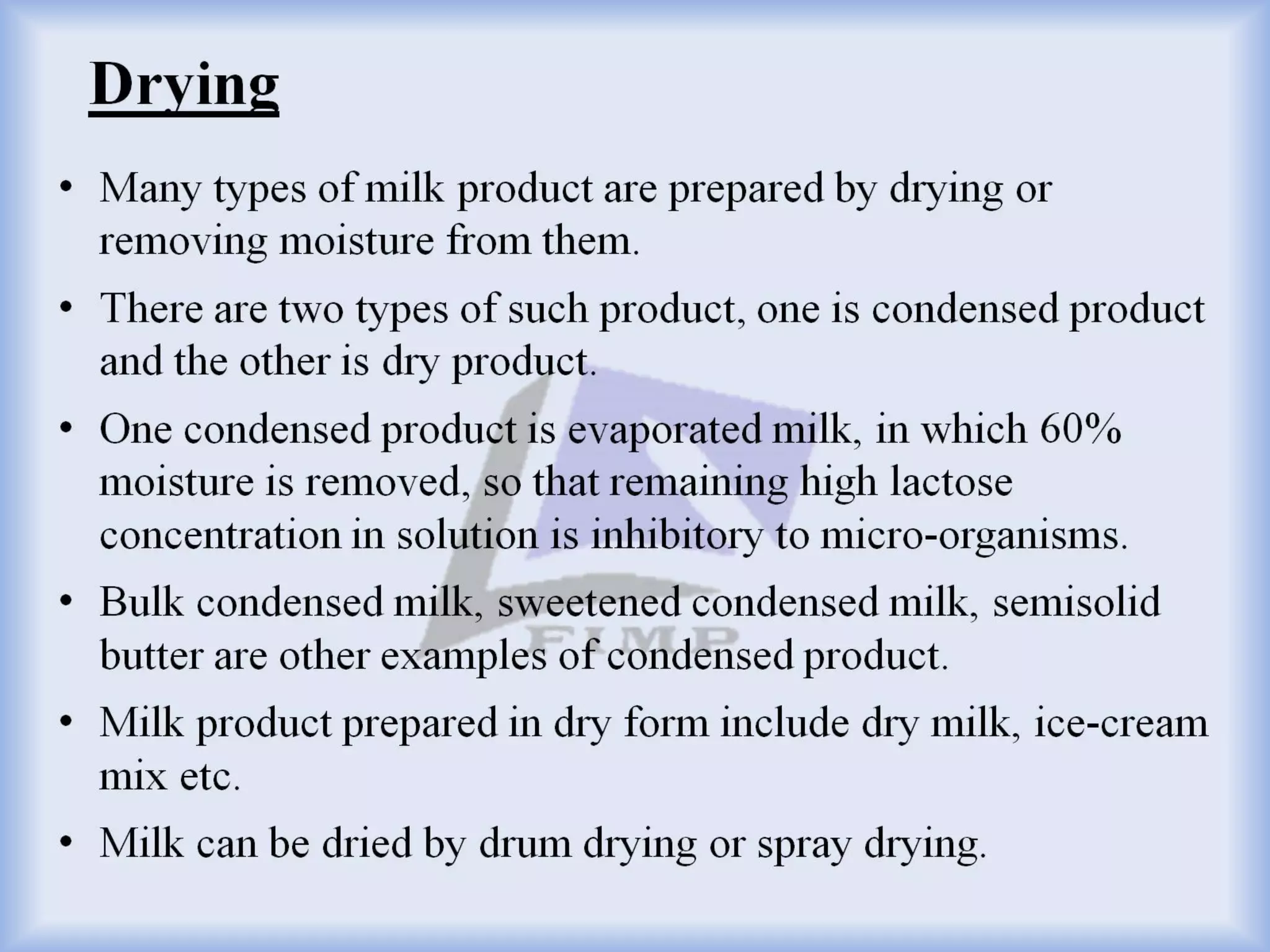 Contamination, Preservation and Spoilage of Milk and Milk Products | PDF