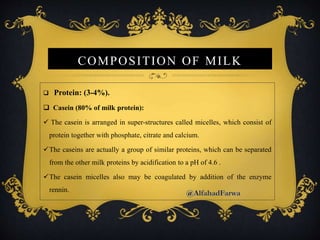 Milk & milk products (alfahad farwa) | PPTX
