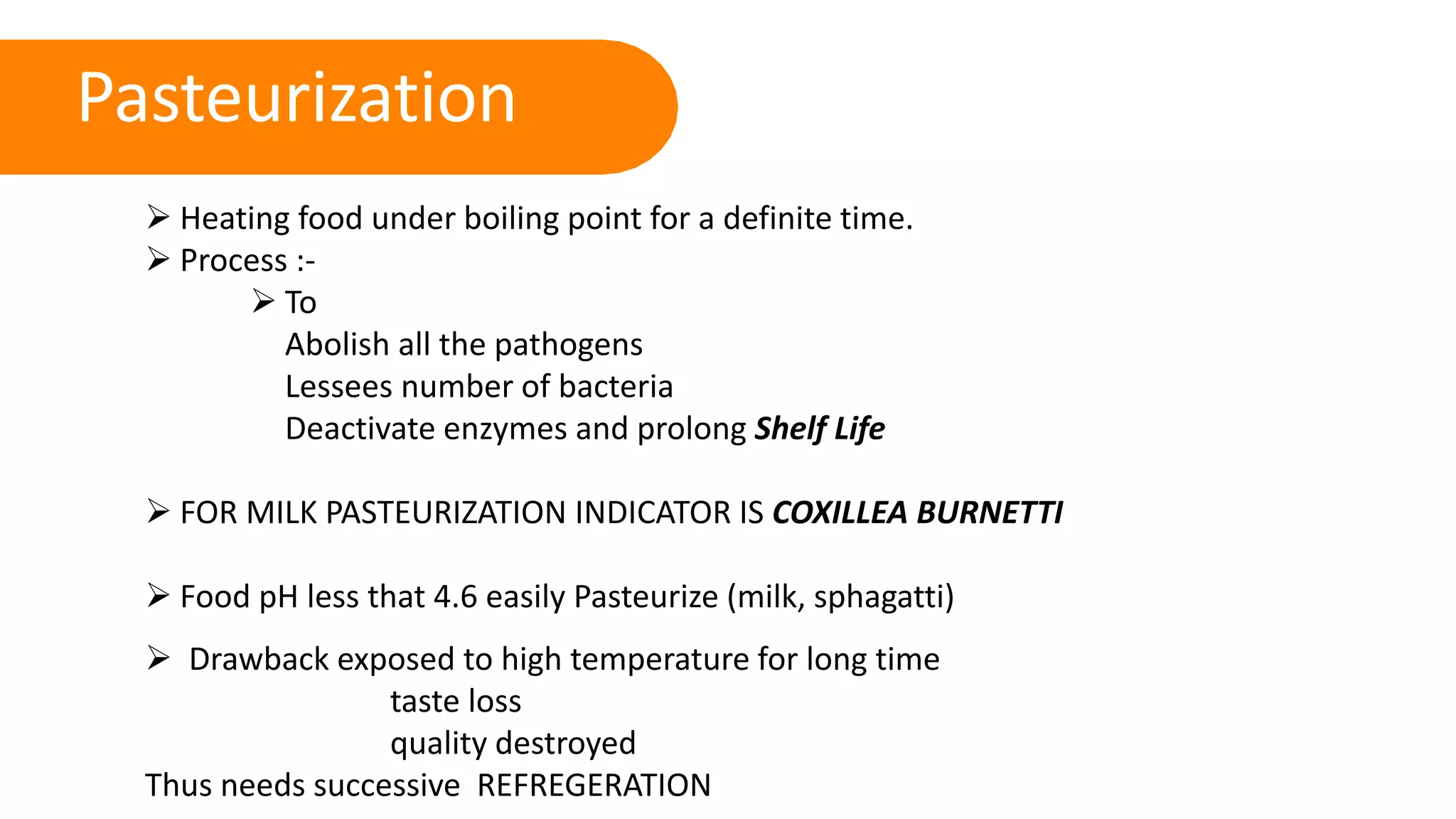 Milk pasteurization | PPTX
