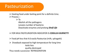 Milk pasteurization | PPTX | Chemistry | Science