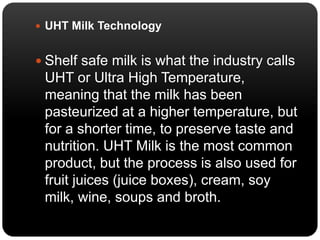 Milk processing | PPTX