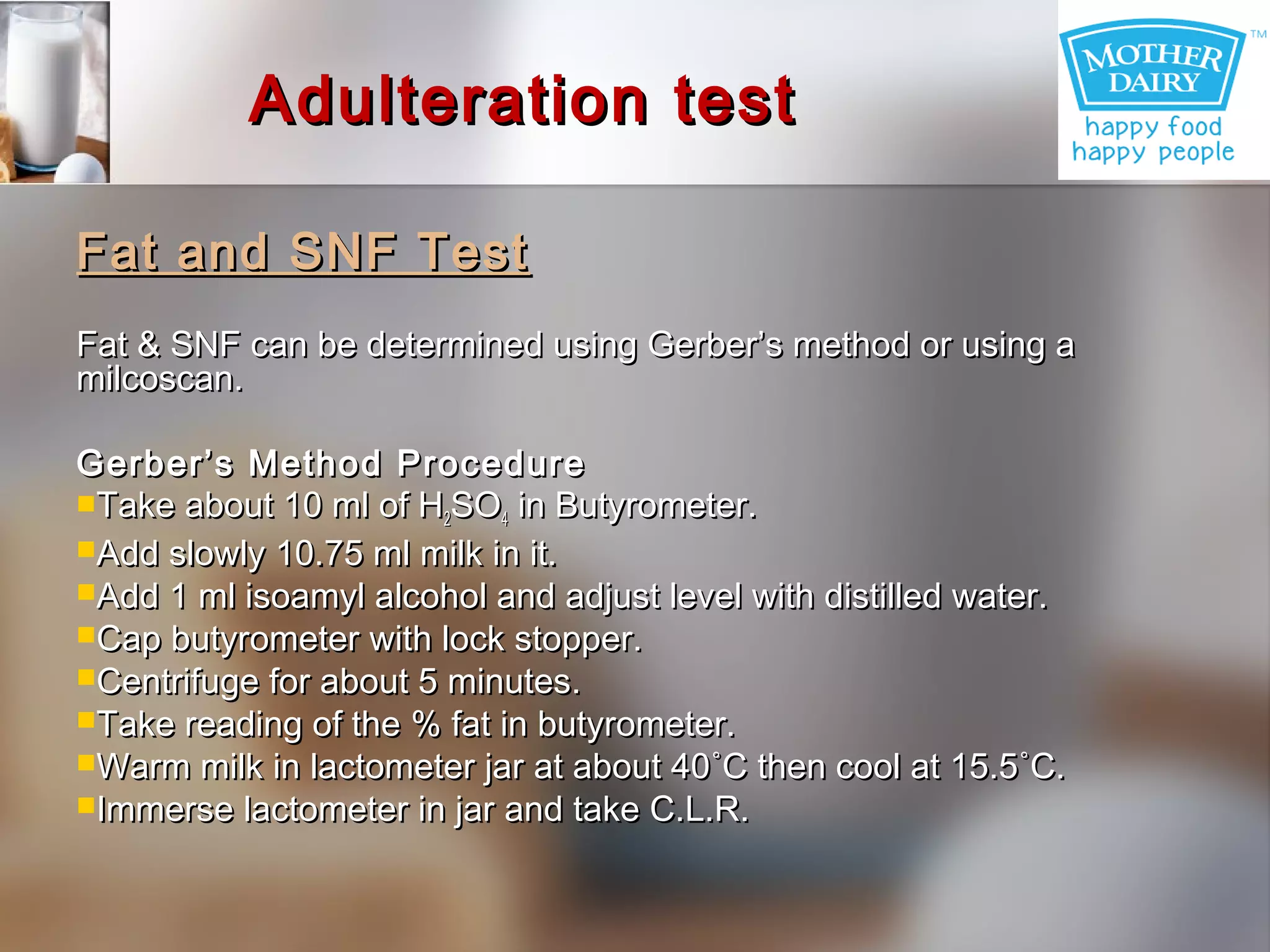 Milk processing | PPT