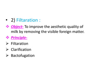 Milk Processing. | PPTX