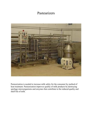 Milk processing equipment | PDF