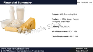 Milk processing unit | PPTX