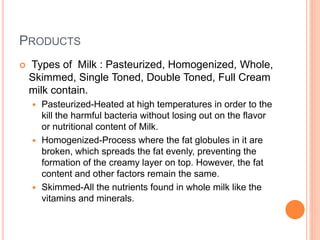 Milk processing plant | PPTX