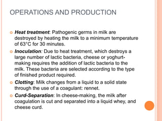 Milk processing plant | PPTX