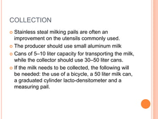 Milk processing plant | PPTX