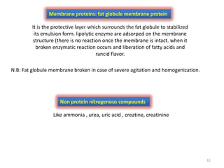 Milk protein casein, whey protein. | PDF