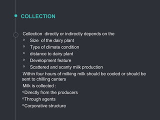 Milk reception /raw milk reception dock | PPTX