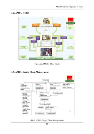 Milk distribution system- as an Infrastructure in India | PDF