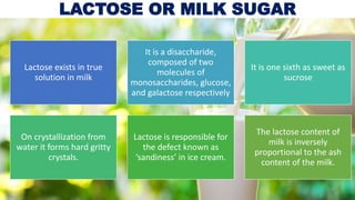Milk secretion - Its compostion - Nutritional properties and ...