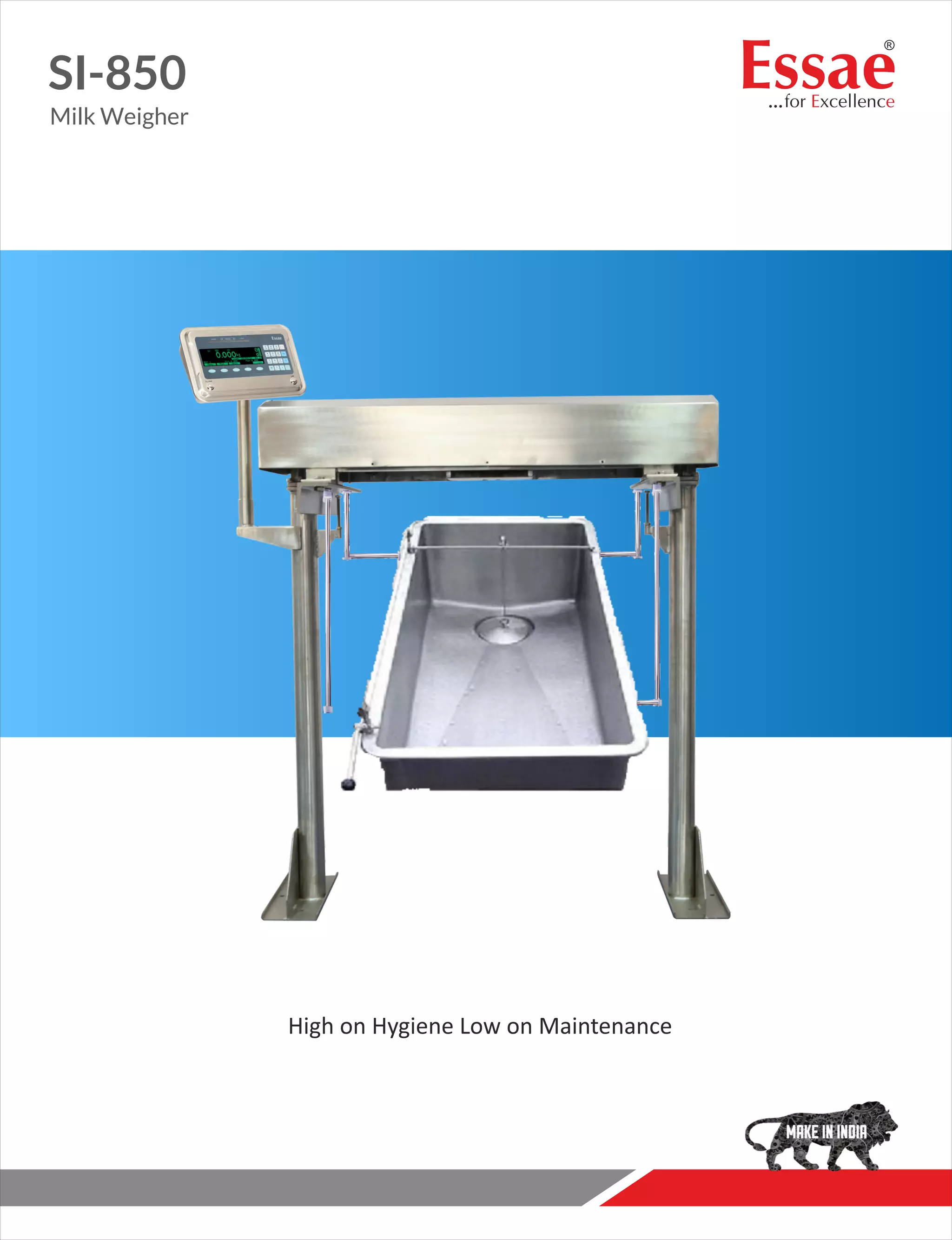 Milk Weighing Scale | PDF