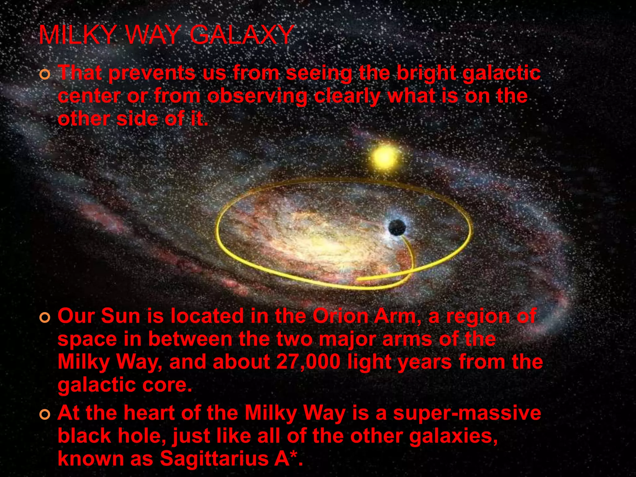 Milky way galaxy | PPTX