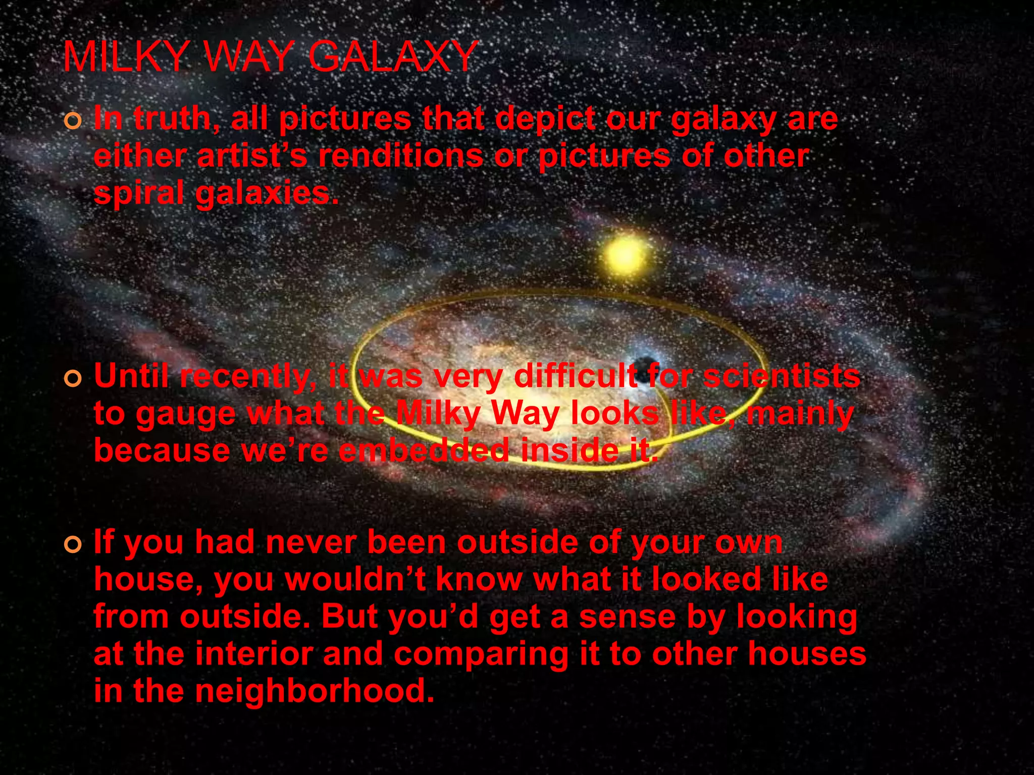 Milky way galaxy | PPTX