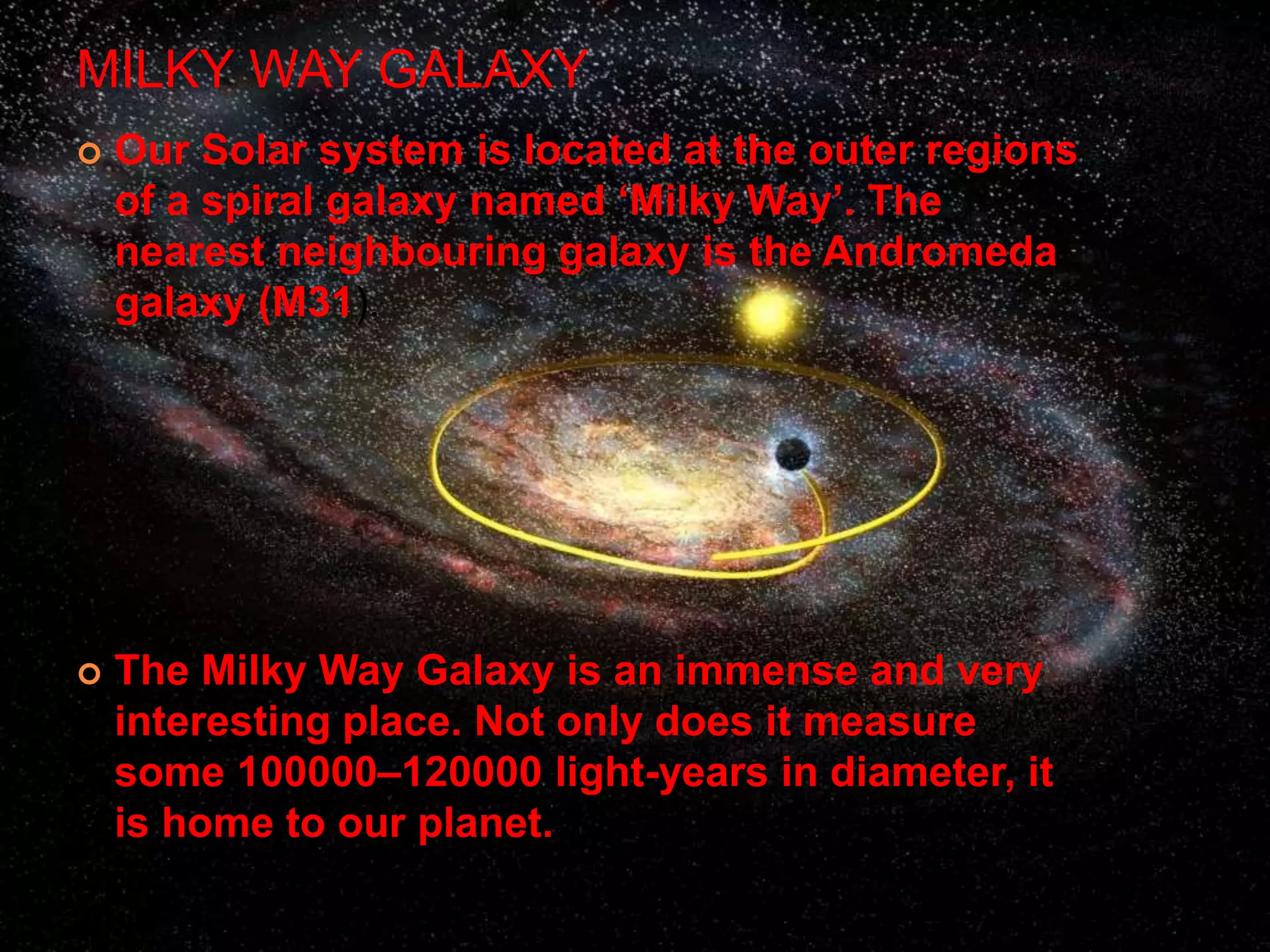Milky way galaxy | PPTX