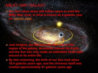 Milky way galaxy | PPTX