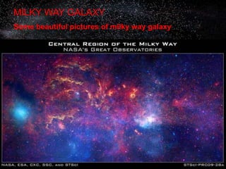 Milky way galaxy | PPTX