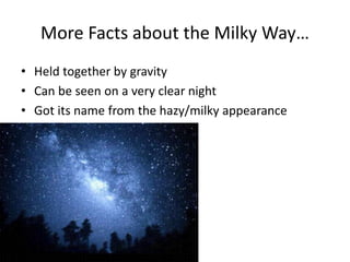 Milky way galaxy | PPT