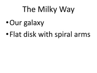 Milky way galaxy | PPT