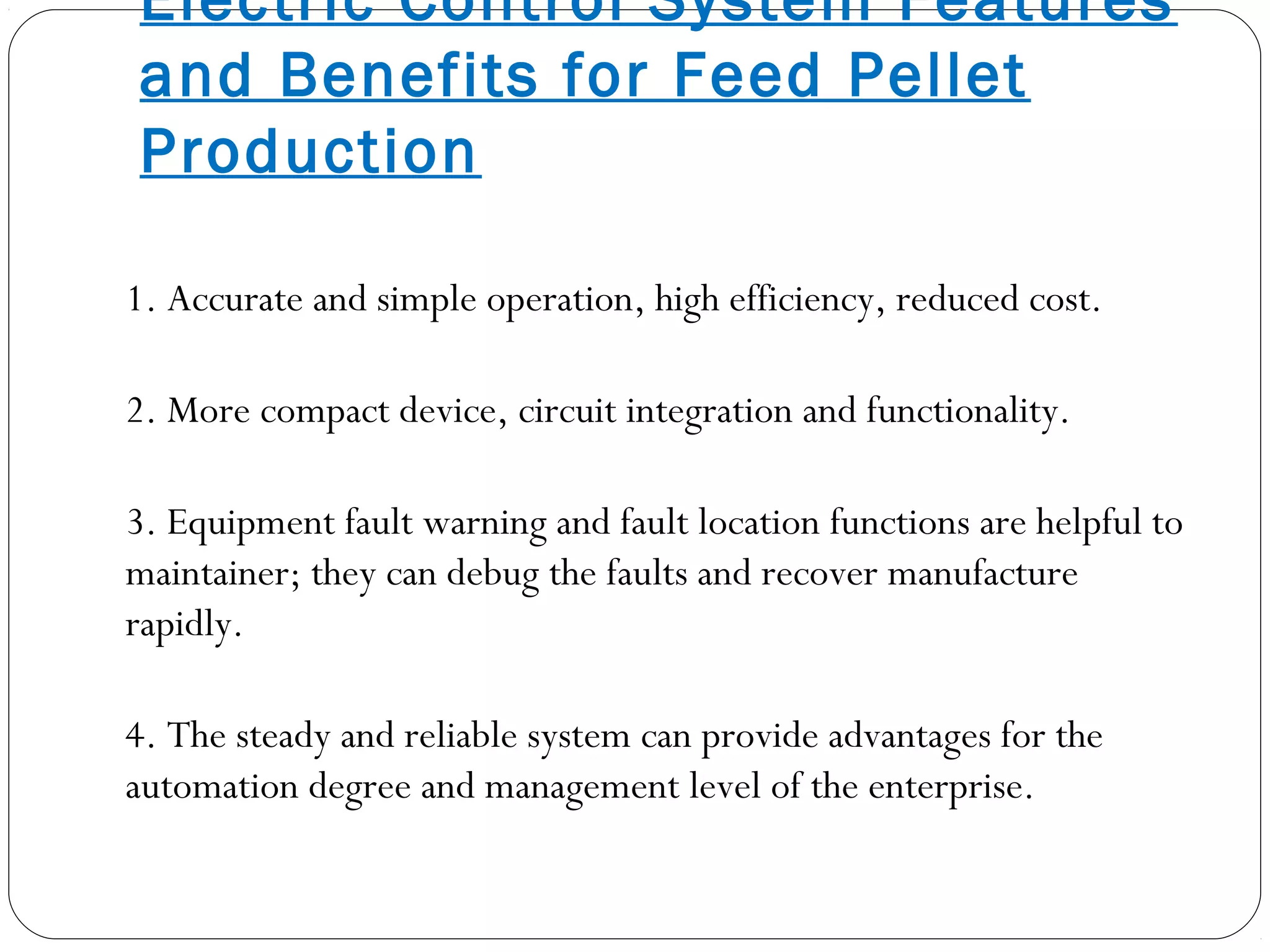 STEPS INVOLVED IN AUTOMATED FEED MILL | PPT
