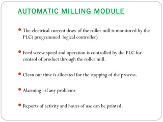 STEPS INVOLVED IN AUTOMATED FEED MILL | PPT
