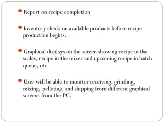 STEPS INVOLVED IN AUTOMATED FEED MILL | PPT