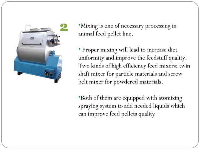 STEPS INVOLVED IN AUTOMATED FEED MILL | PPT