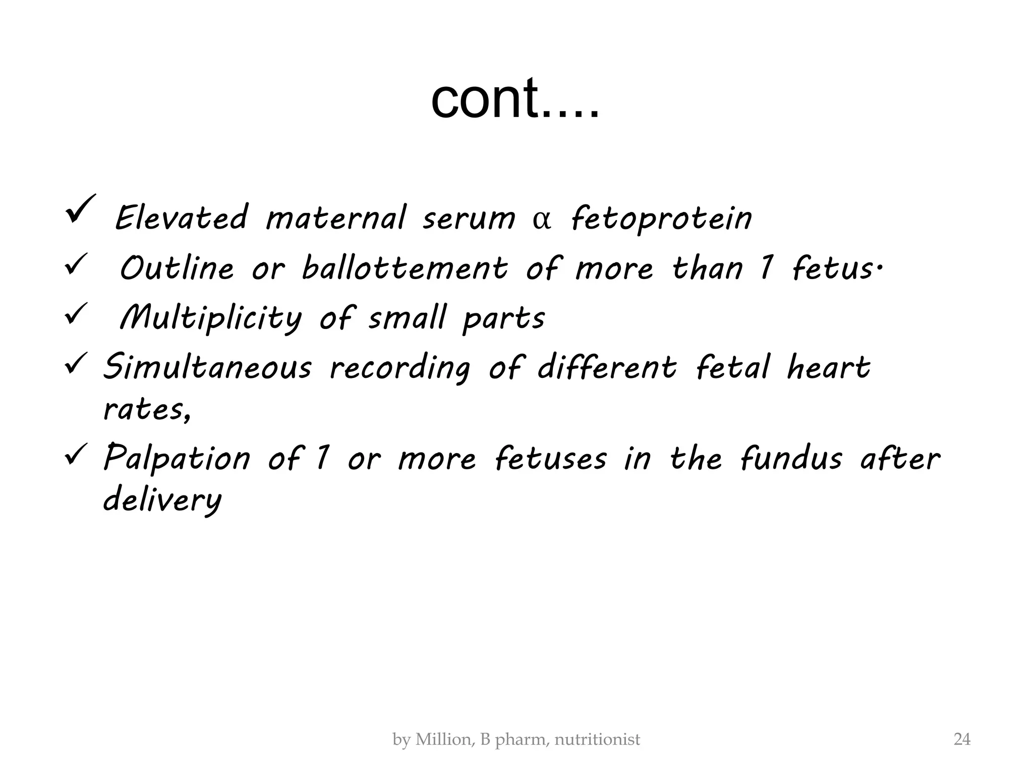 differential for large for date uterus | PPTX