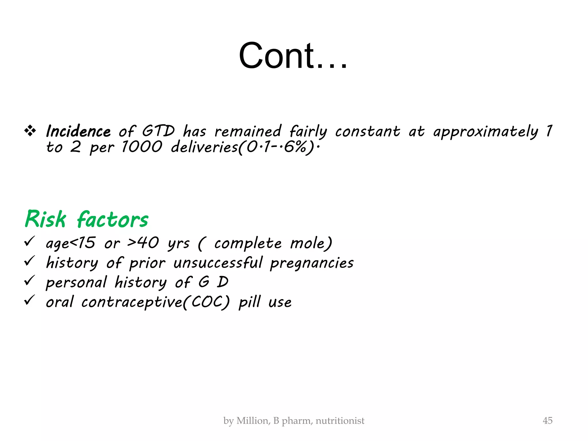 differential for large for date uterus | PPTX