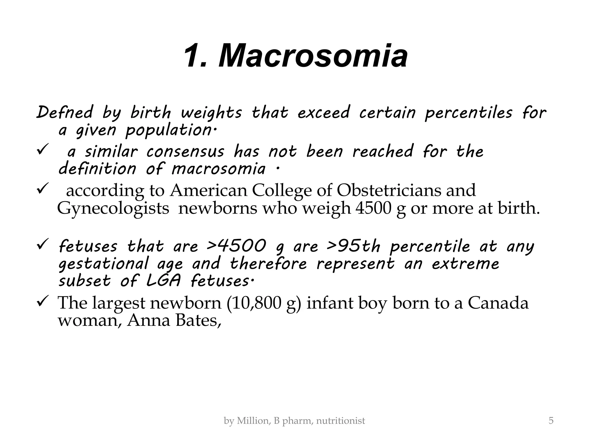 differential for large for date uterus | PPTX