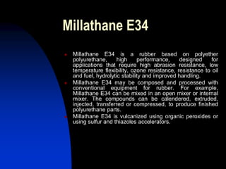 Millable polyurethane for shoes | PPT