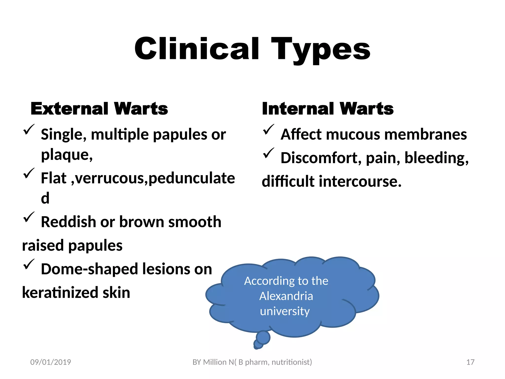 dermatology lecture on genital warts | PDF