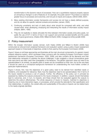 eGovernment measurement for policy makers | PDF