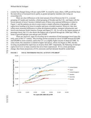 Are We Reaching a Plateau or “Peak” Travel Trends in Passenger ...