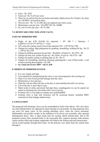 mill discharge valve operations in thermal plants | PDF